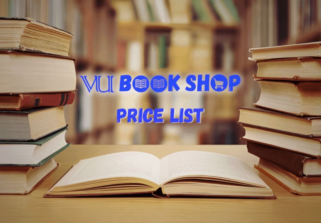 VU Bookshop Price List | VU Bookshop